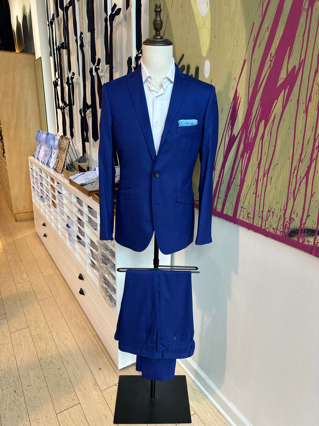 Royal Blue Stretch Suit – Pursuit