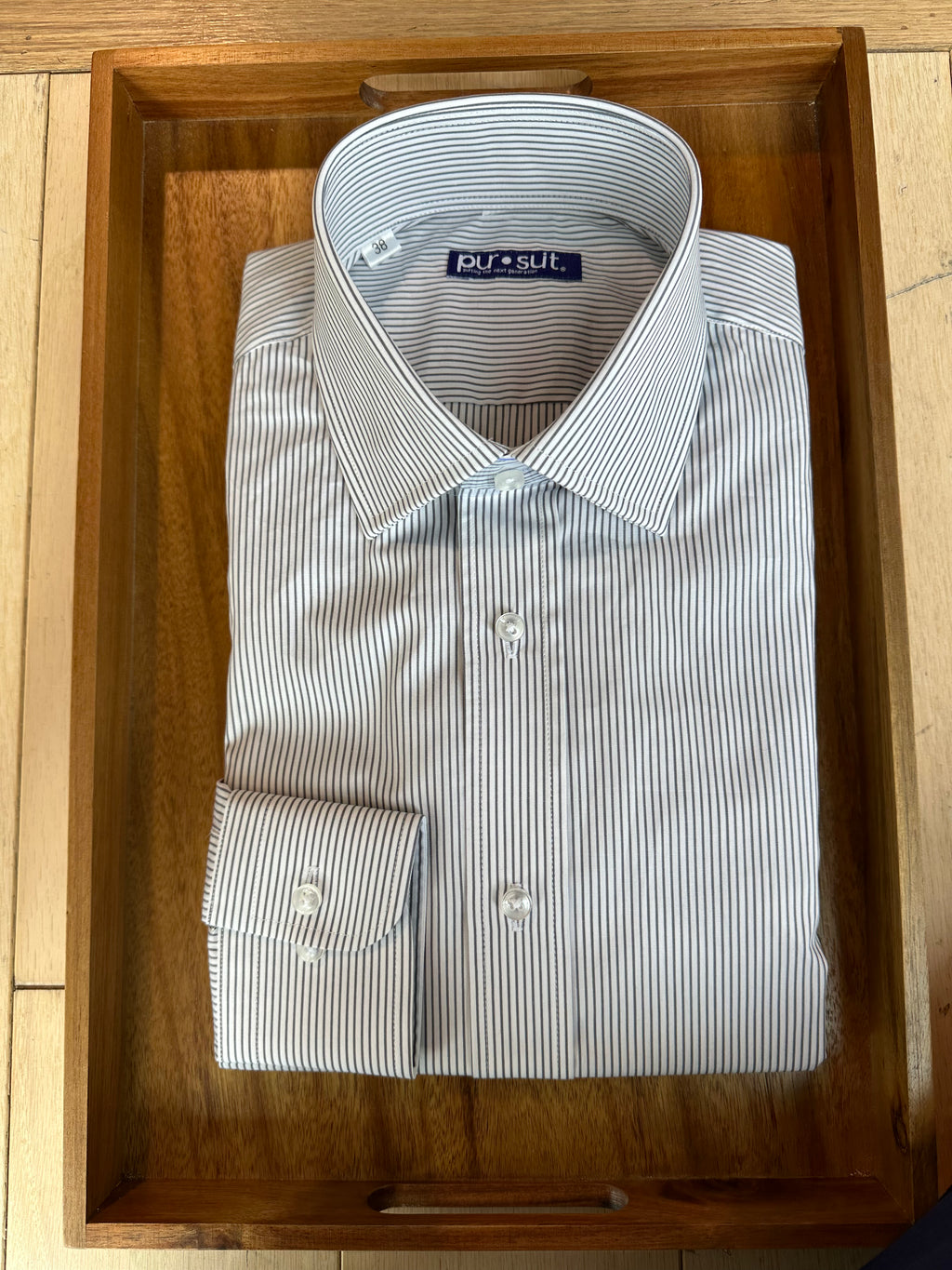 Light Gray Bengal Stripe Premium Shirt – Pursuit